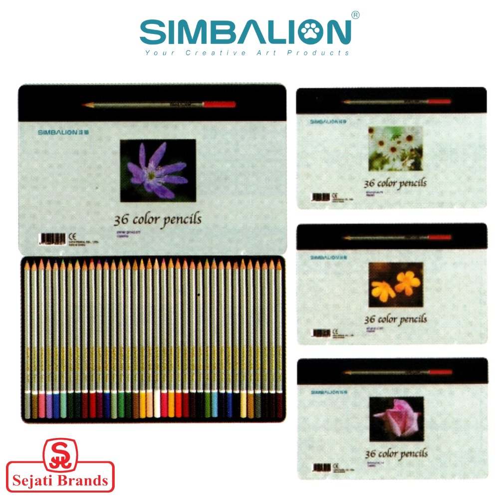 Color Pencil Metal Box C3600/8 - Sejati Brands