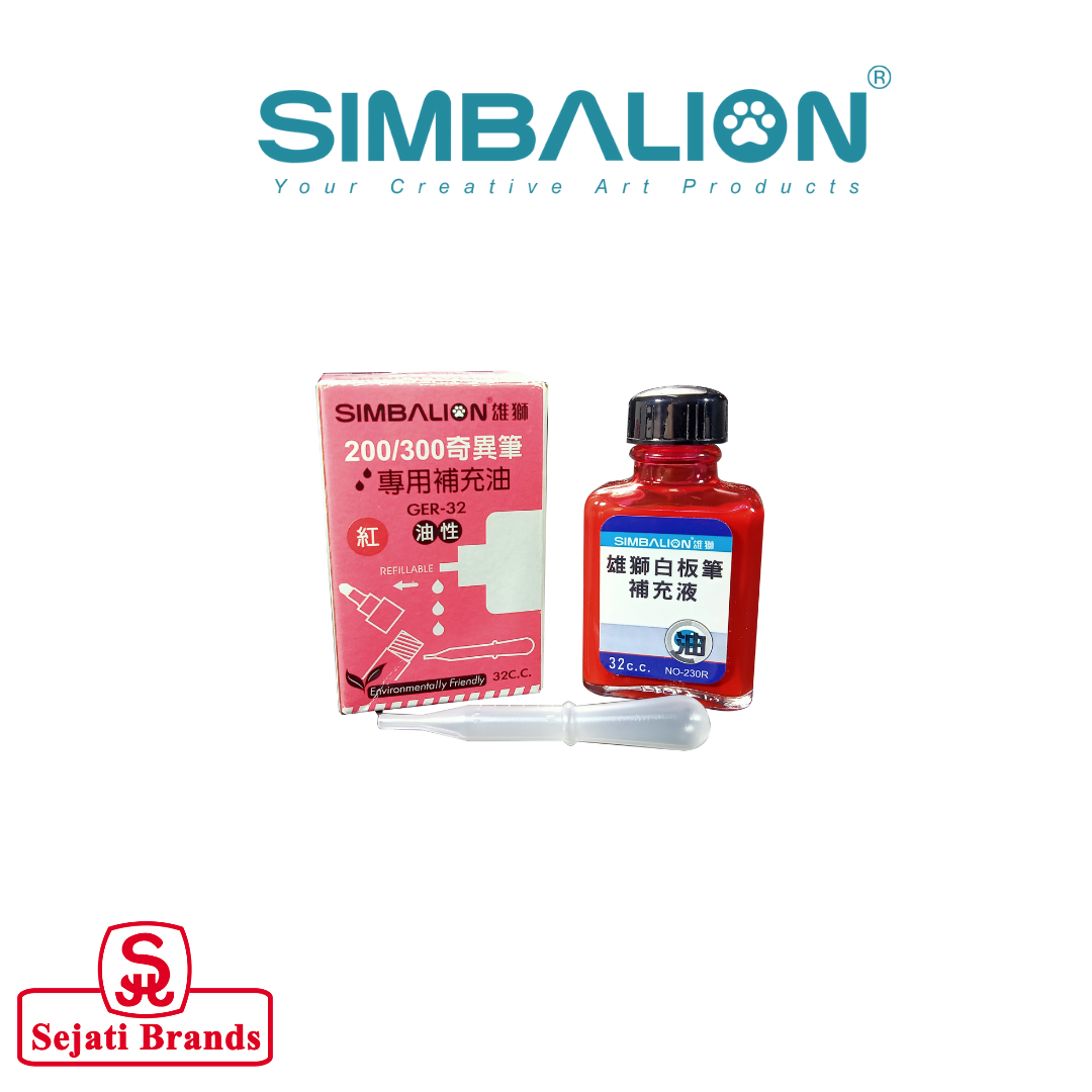 Refill Ink Spidol Whiteboard 32ml (Red) - Sejati Brands